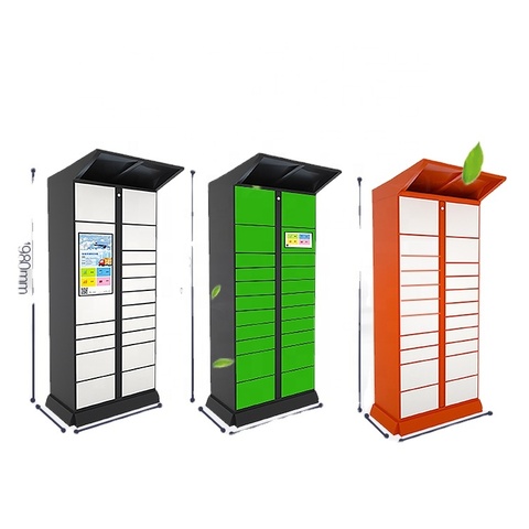 Buy Parcel Delivery Locker Digital Storage Box Steel Automated Locker ...