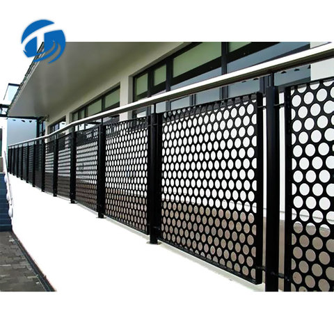 Buy Perforated Metal Sheet Decoration Mesh Balcony Fence from Beijing ...