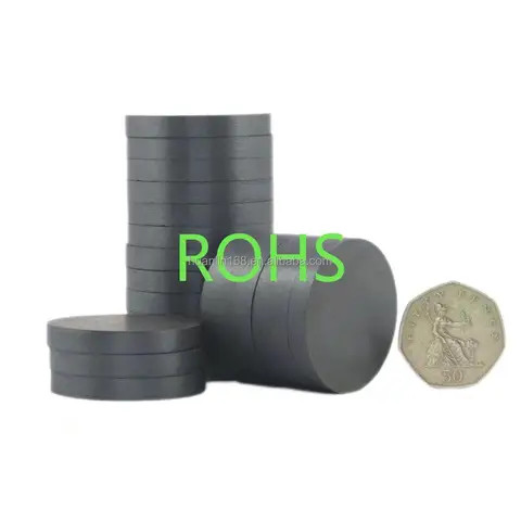 Buy Permanent Ferrit Core Magnetic Material Strong Magnet Sheet Round ...