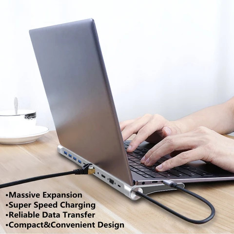 Buy Phone Docking Ethernet Rj45 Gigabit Ethernet C Sd Tf 11 In 1 Usb ...