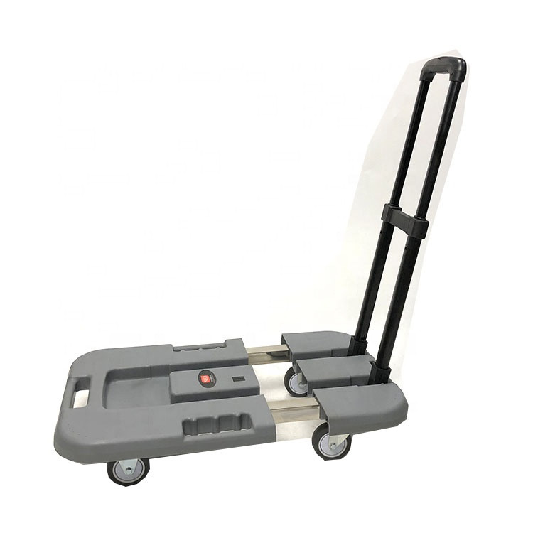 Buy Plastic Platform Foldable Hand Cart Hot Sale Plastic Hand Trolley ...