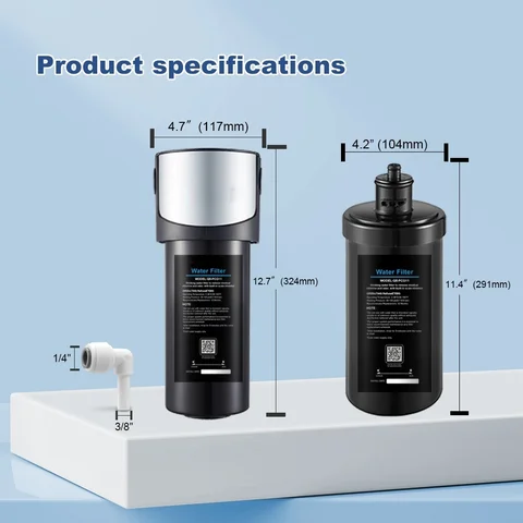 Buy Q5-5in1 11 Inch Under Table Water Filter Directly Connected To The ...
