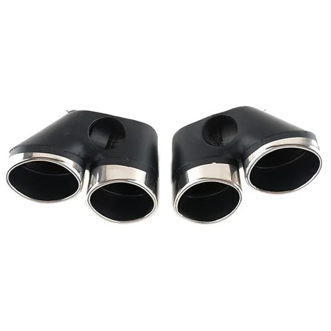 Buy Qsf Modified Four Exhaust Pipes Stainless Steel Muffler Decoration ...