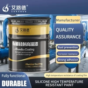 Buy Silicone High Temperature Resistant Topcoat 200 Degrees Black Gray ...