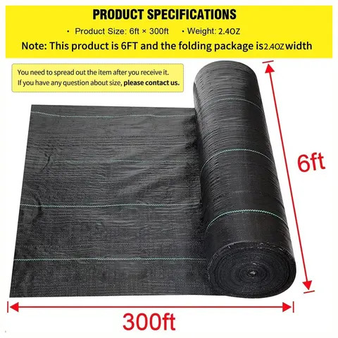 Buy Soil Stabilization Water Permeable Anti Weed Mat Pp Woven Ground ...