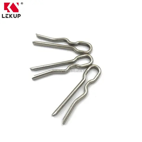 Buy Stainless Steel 3.2x5.5mm Hitch Pin Clip R Cotter Key Fasteners ...