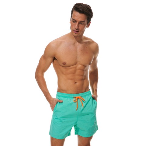 Buy Summer Elastic Waist Custom Mens Running 100% Polyester Swim Mesh ...