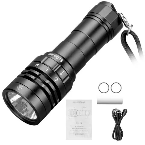 Buy Underwater Waterproof Ip68 50000 Lumens Rechargeable Scuba Diving ...