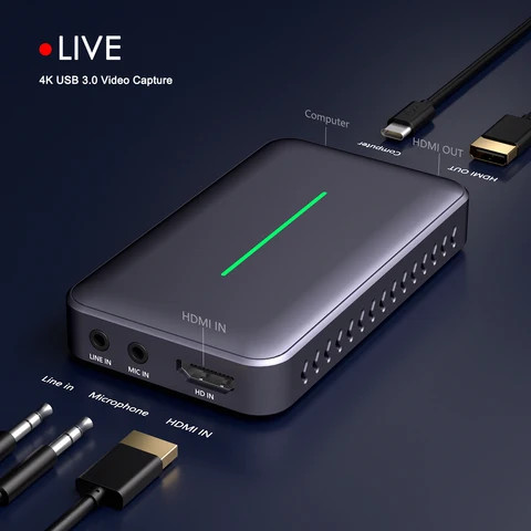 Buy Usb 3.0 4k@60hz 1080p@120hz Streaming Obs Capturing Gaming Live ...
