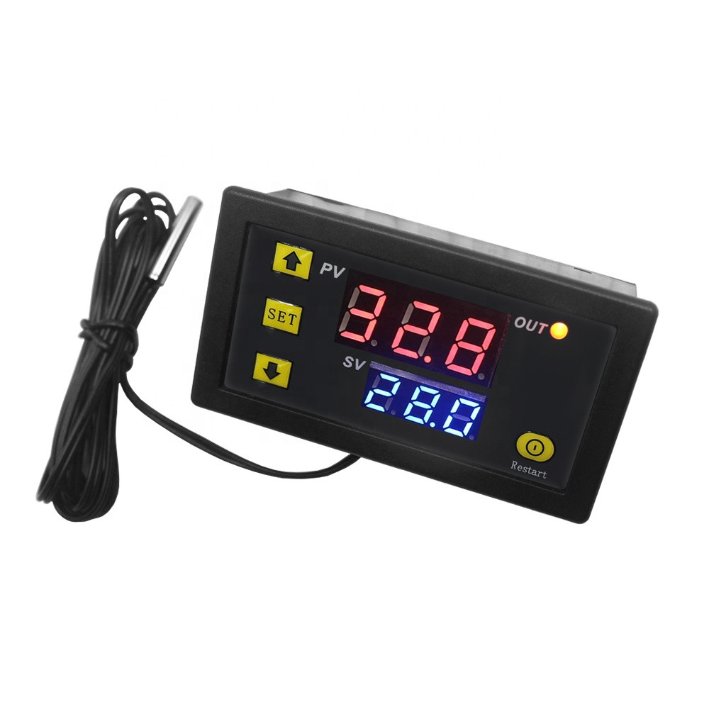 Buy W3230 Dc 12v 24v 110v-220v Ac Digital Temperature Controller Led Display Thermostat With ...