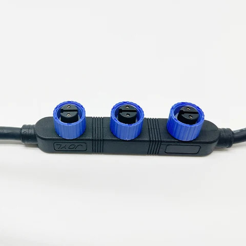 Buy Waterproof Nylon Cable Connector-f-type M15 One-to-three Extension ...