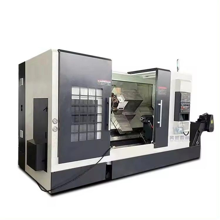 Buy High-precision Metal Bevel Cnc Lathe With Power Turret Cnc Lathe ...