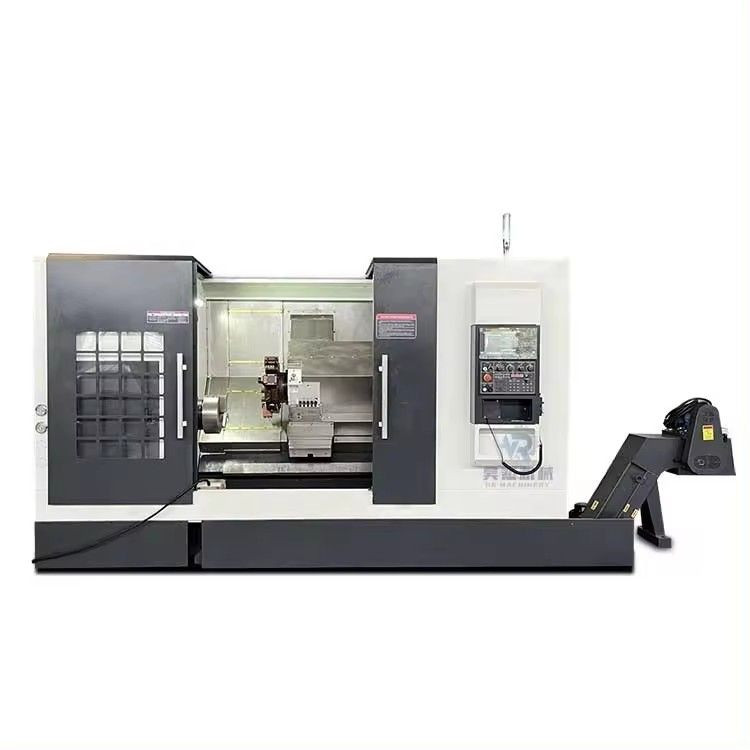 Buy High-precision Metal Bevel Cnc Lathe With Power Turret Cnc Lathe ...