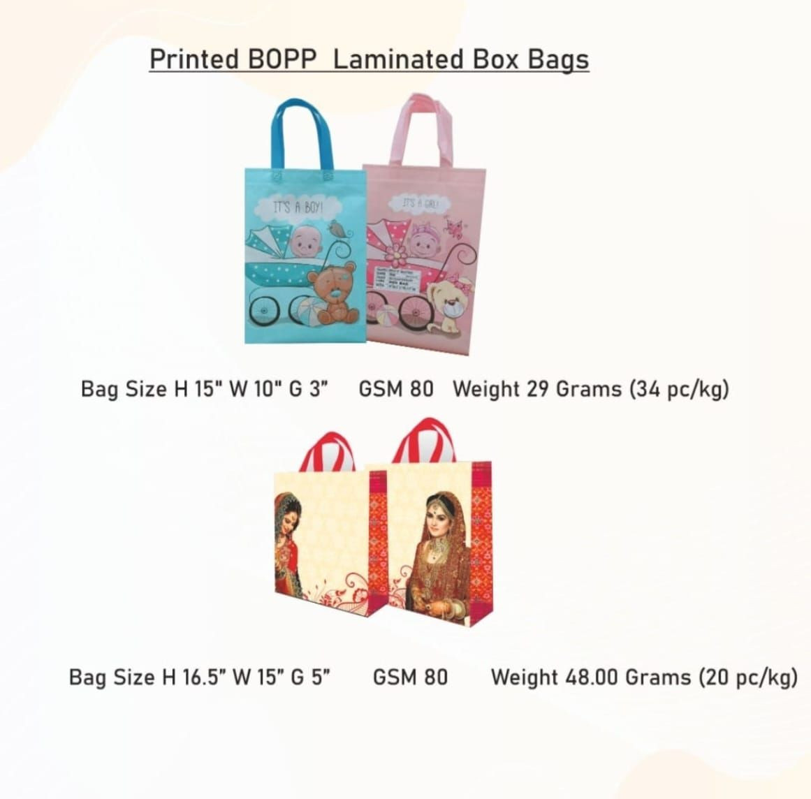 Buy Bopp Box Bags from DYK CORPORATION, India | Tradewheel.com