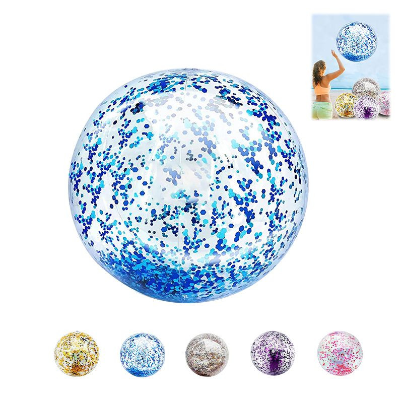 Buy Inflatable Glitter Beach Ball from Suzhou Hengshuo Imp & Exp Co ...