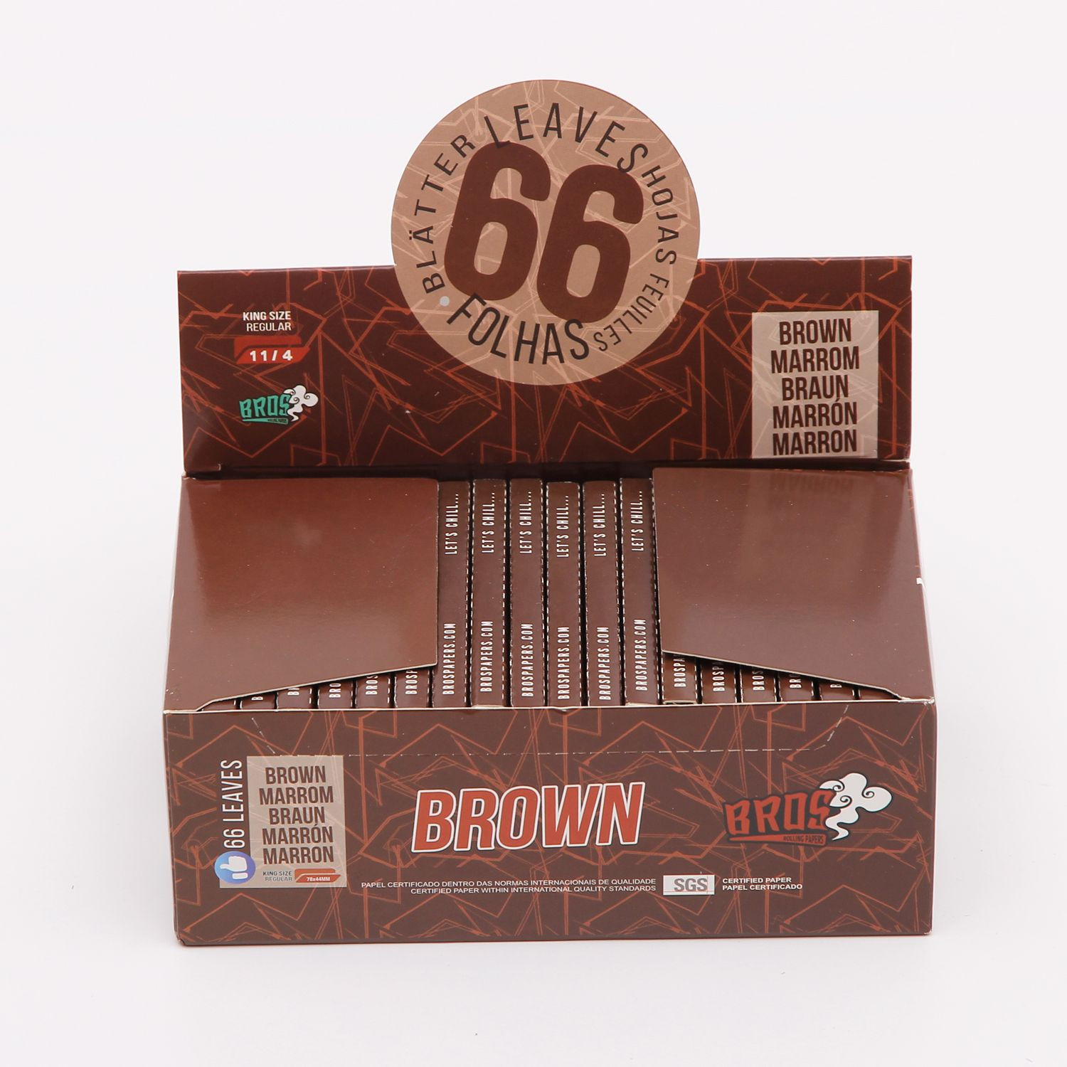 Buy Bros Brown Marrom Rolling Paper from Global Routes Import and ...