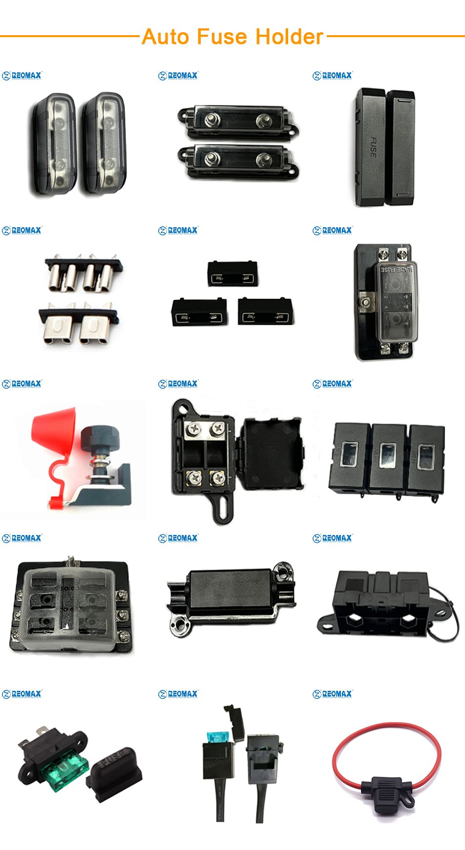 Buy Auto Fuse Holder Ans Ato Blade Fuse Relay Box from Dongguan Reomax ...