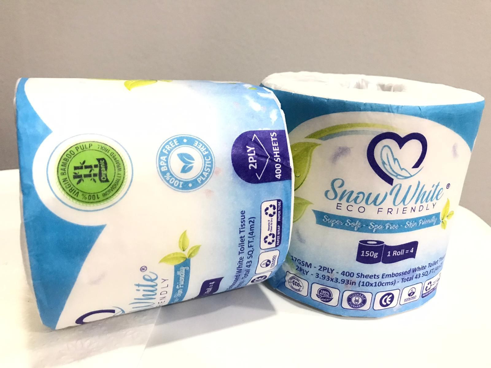 Buy Organic Snow White Toilet Paper from PREMIER BRANDS USA LLC, USA ...