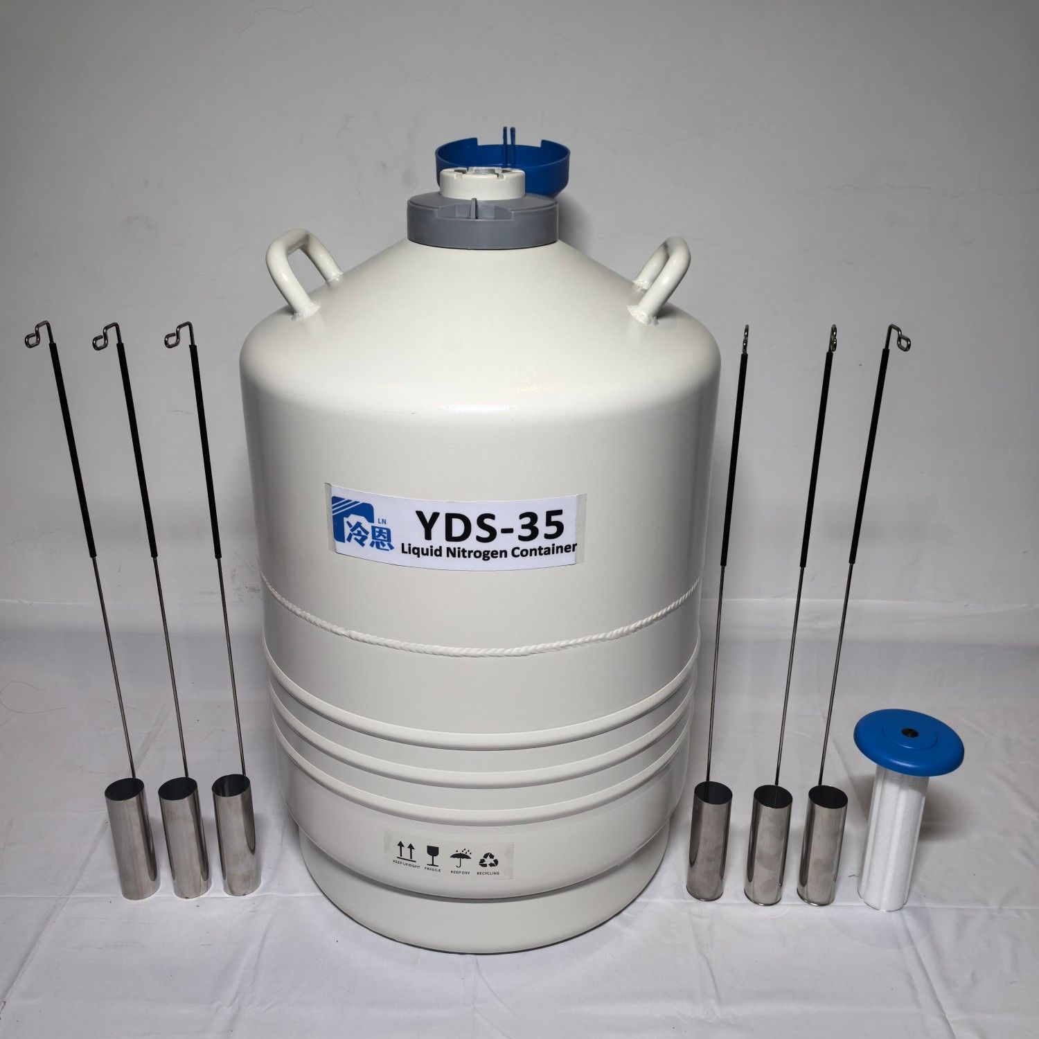 Buy Farm Use Liquid Nitrogen Tank Container For Cryogenic Storage Semen ...