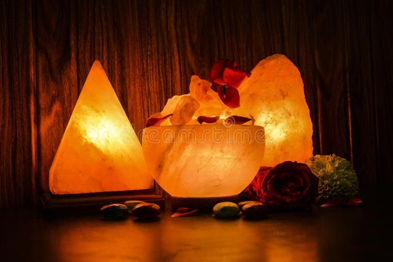 Buy Himalayan Pink Salt Pyramid Bowl Chunk Lamp from Salt Bay LLC ...