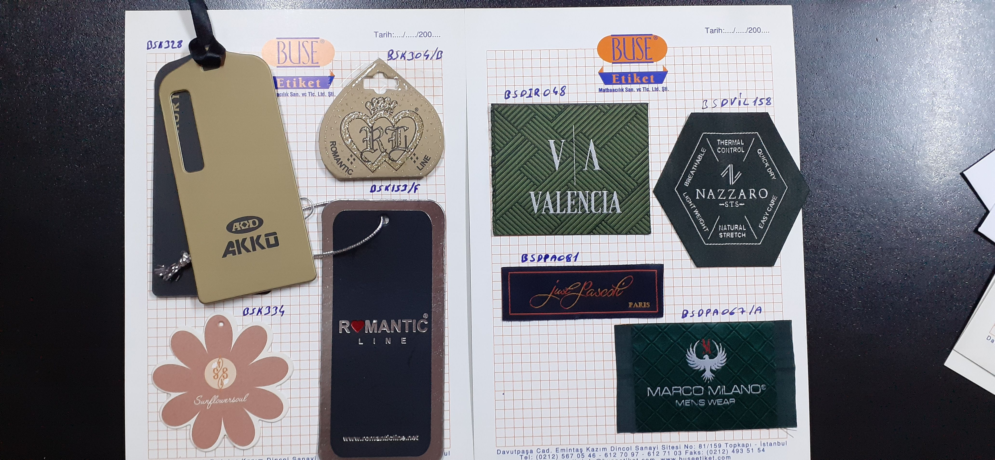 Buy Woven Labels/ All Textile Labels from Buse Label Co. Ltd., Republic ...