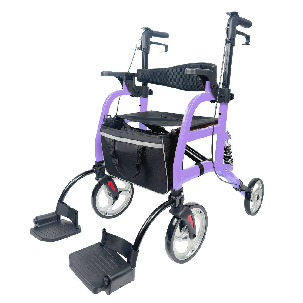 Buy Elderly Walking Assist Rollator Walker Aluminum Alloy Pulley Training Mobility Aid Household ...