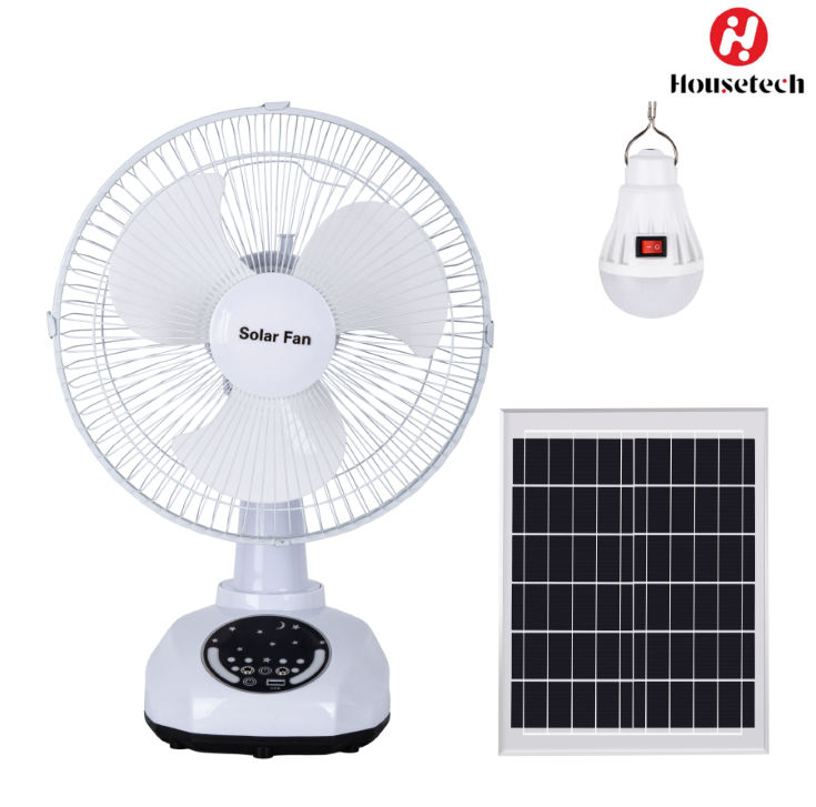 Buy Housetech Factory Solar Fan Ac Dc Solar Powered Multifunctional ...