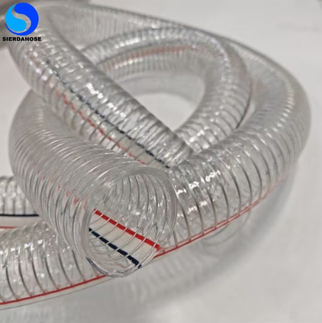 Buy Pvc Steel Wire Hose, Pvc Spring Hose from HEBEI SIERDA RUBBER ...