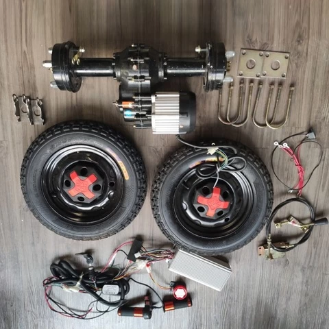 Buy 1500w 60v Hub Motor Rear Differential Axle For Tricycle Car from ...