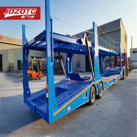 Buy 2-axle 5 6 8 10-car Capacity Double Deck Car Transport Semi-trailer ...