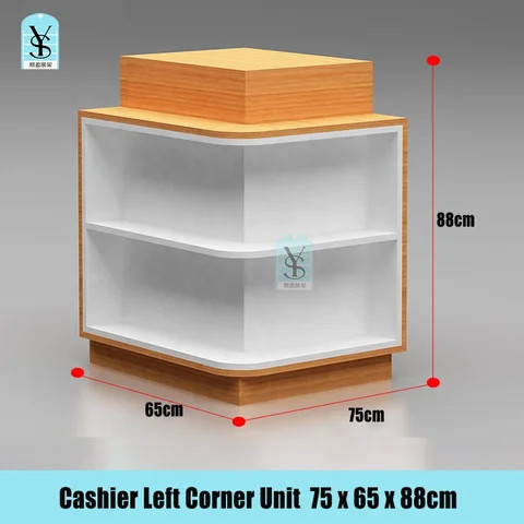 Buy 2024 New Arrival Grocery Wooden Cashier Counter Supermarket Mdf ...