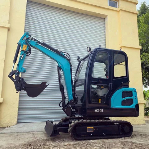 Buy 2ton/2000kg Kk20 Cabin Crawler Mini Excavator Mini Digger Mini ...