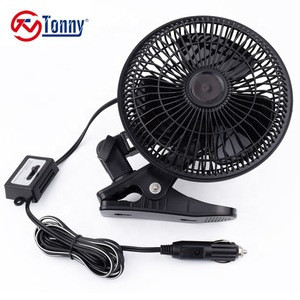 Buy 6" Inch 12 Volt Car Fan Oscillating Fan For Install Car Roof Fan ...