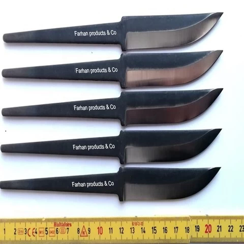Buy 95 Mm Pukka Scandi Knife Blade Blade Blanks Lauri Finland Carbon ...
