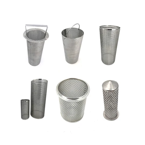 Buy Beilang 316l Stainless Steel Perforated Metal And Wire Mesh Bucket ...