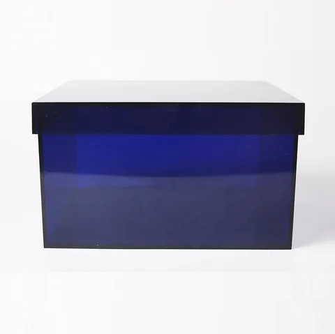 Buy Blue Plastic Clear Jewellery Half Transparent Package Crown Jewelry ...