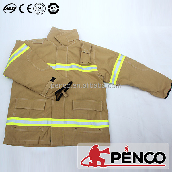 Buy Brown Colorful Uniform Fire Retardant Firefighter Safety Worker ...