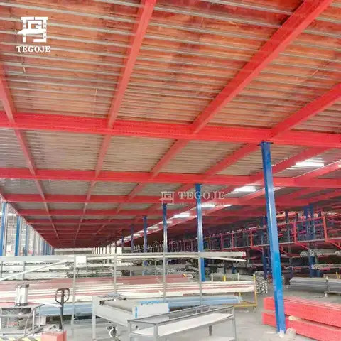 Buy China Factory Steel Mezzanine Floor Stacking Racks & Shelves System ...