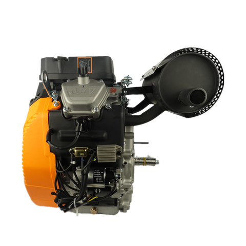 Buy China Jc 27hp Gasoline Engine Twin Cylinder Air Cooled 2v80 4 ...