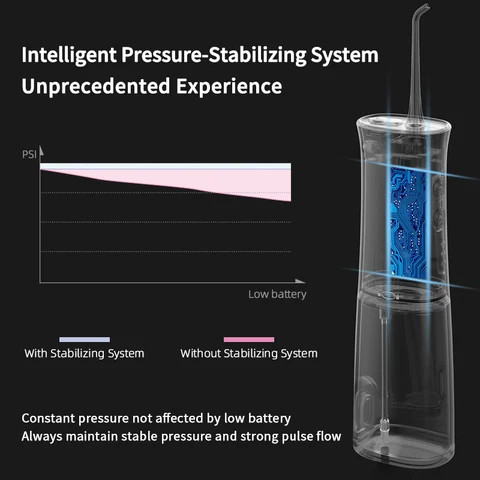 Buy Cordless Water Flosser Portable Dental Floss Kit Rechargeable ...