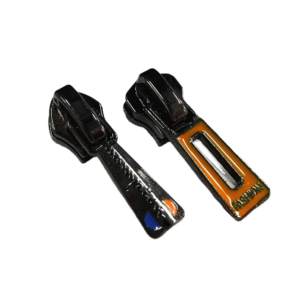 Buy Custom Brand Pull Logo Gold Metal Zip Zipper Puller Slider from ...