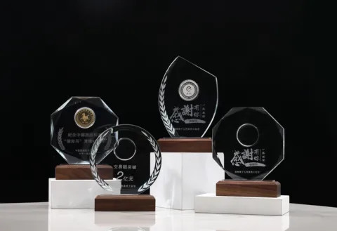 Buy Custom Engraved Glass Recognition Awards Trophy Crystal Glass ...