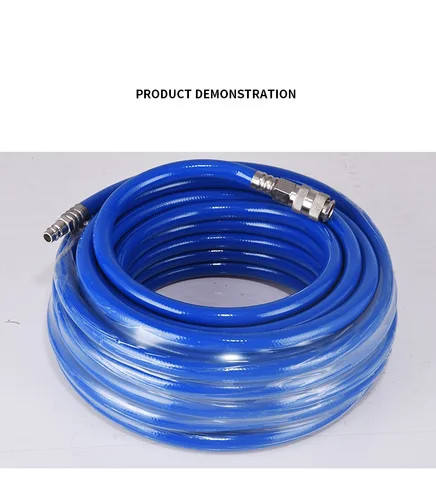 Buy Custom Size 48mpa 15m Bule Pvc Soft Flexible 15m High Pressure Air ...