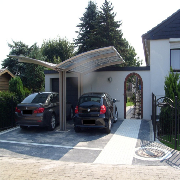 Buy Customize Garages With Polycarbonate Roof Car Shelter Garage ...