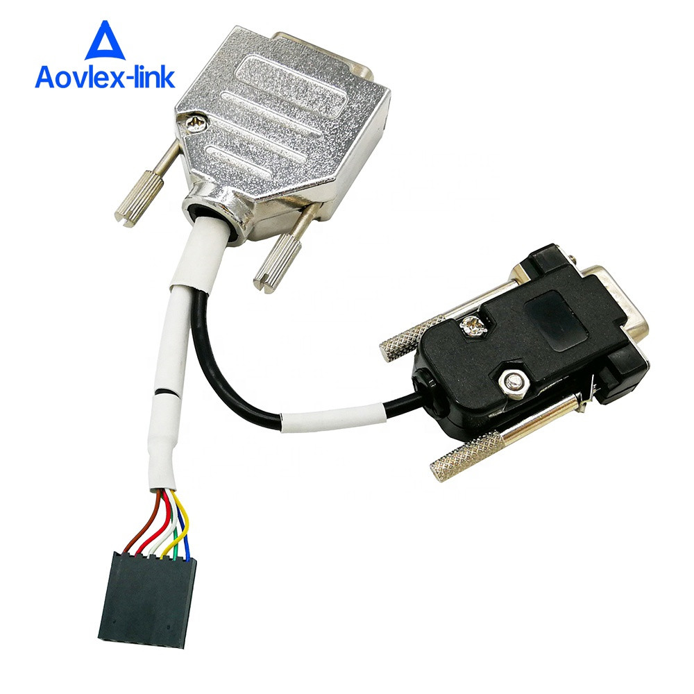 Buy D-sub Cable Db 26pin Connector Zinc Alloy Shell Splitter Adapter ...