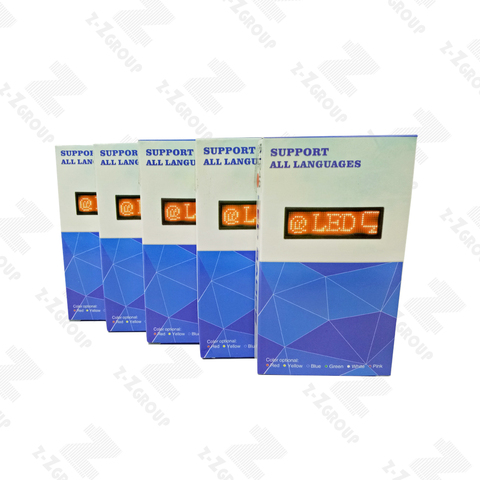 Buy Electronic Scrolling Rechargeable Led Mini Programmable Name Badge ...