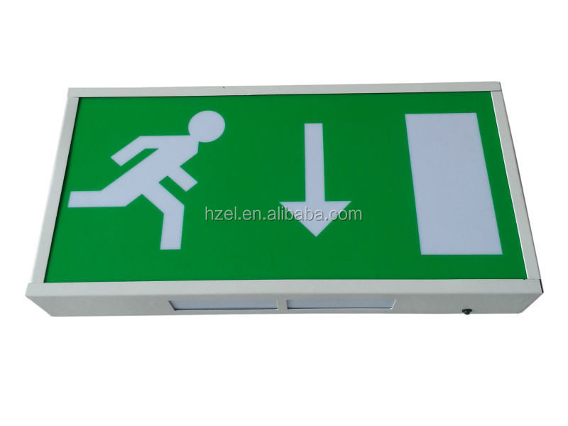 Buy Fluorescent Rechargeable Emergency Exit Sign Lighting from Hangzhou ...