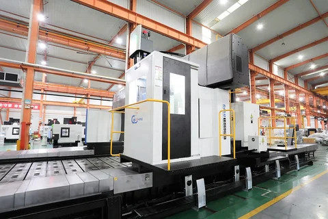 Buy Gmv15050rh Cnc Double Column 5 Face Gantry Milling Machine For Sale ...