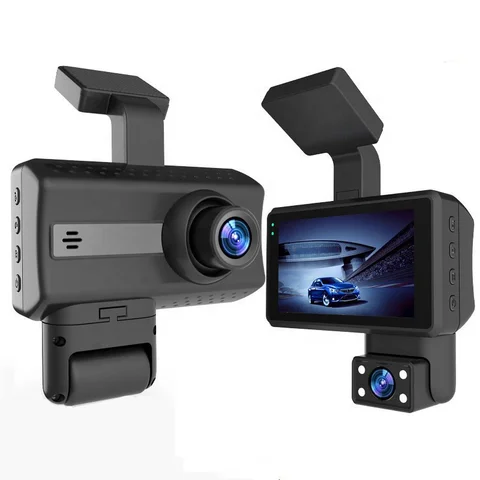 Buy Hidden Double Recording Driving Recorder 3-inch Uhd 1080p Dash Cam ...