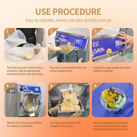 Buy High Quality Automated Italian Frosty Makers Making Ice Creams Hard ...